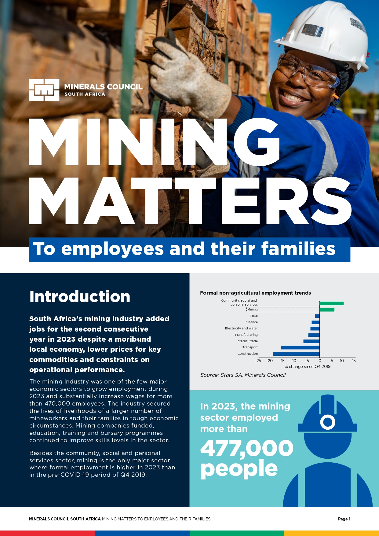 Mining Matters to South Africa and its people - Minerals Council South ...