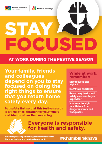 Stay Focused During The Festive Season Minerals Council South Africa